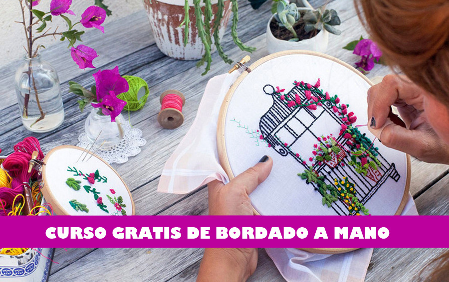CURSO GRATIS: APRENDE A COMO BORDAR SUPER FÁCIL PASO A PASO